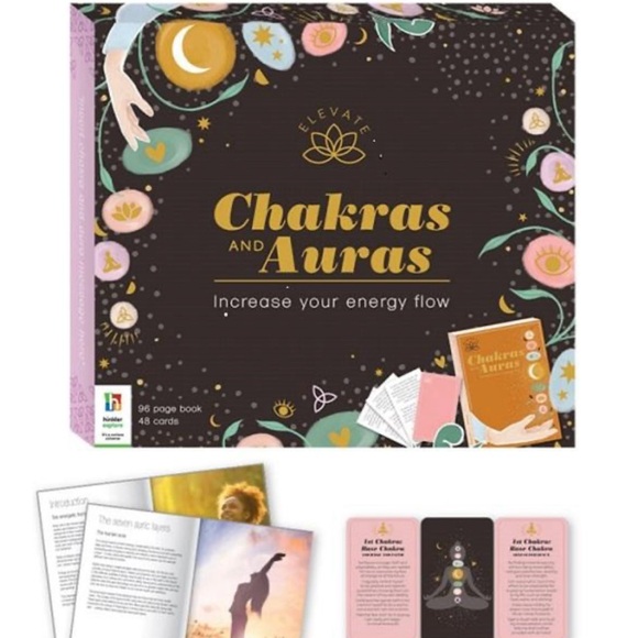 Hinkler | Games | Chakras And Auras Your Energy Healing Kit Book And Cards Set By Hinkler | Poshmark